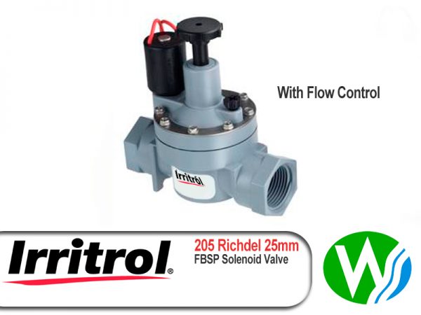 Irritrol 205 Richdel 25mm FBSP Valve with Flow Control - The Watershed ...