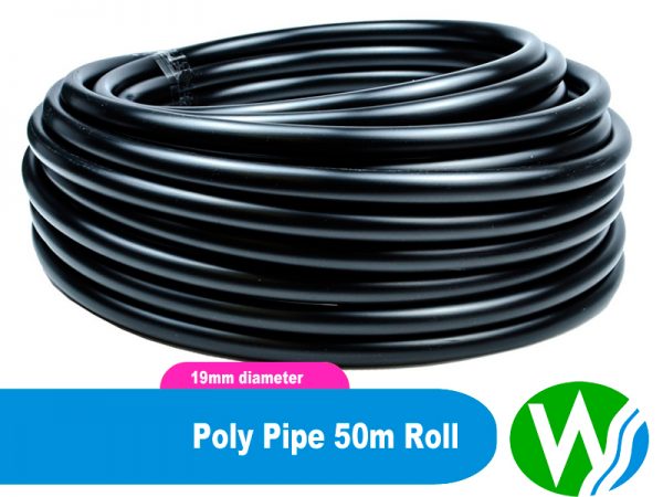 Poly Pipe 50m Roll 19mm diameter - The Watershed Water Systems